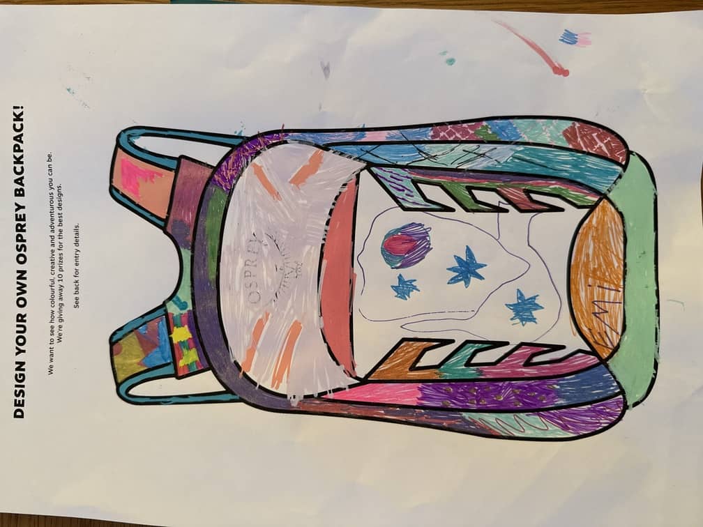 Osprey Colouring Competition Winners | Osprey x Kendal Mountain Festival